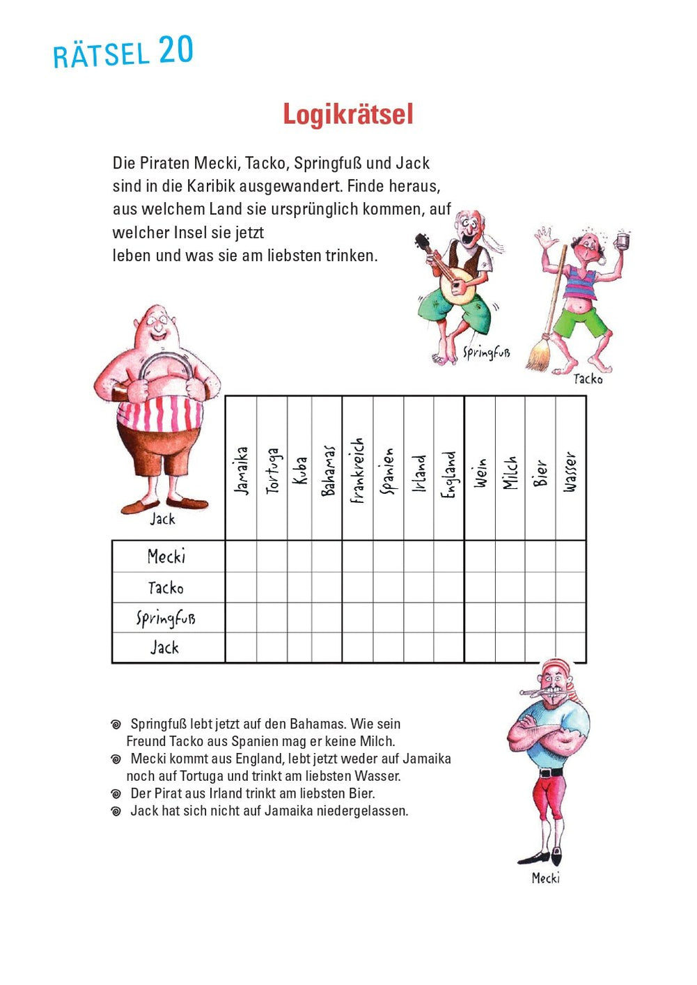 Logische Denk- und Kreuzworträtsel | Impian Verlag